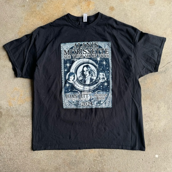 Shirts | Alanis Morissette 224 Triple Moon Tour 2xl | Poshmark